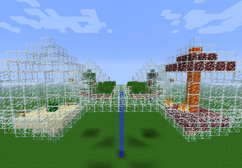 Flying biomes || Flying lands Minecraft Map