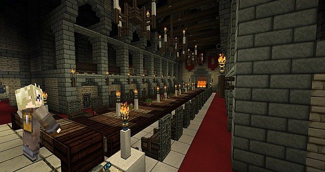Sanacraft Palace Feasting room! Minecraft Map
