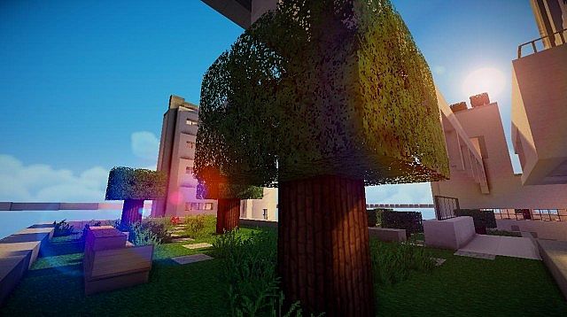 Terrapolis - The floating futuristic build Minecraft Map