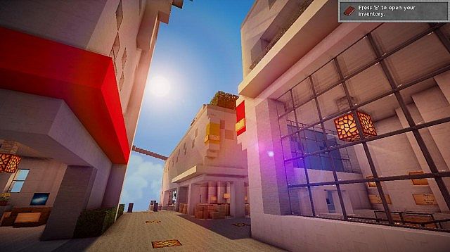 Terrapolis - The floating futuristic build Minecraft Map
