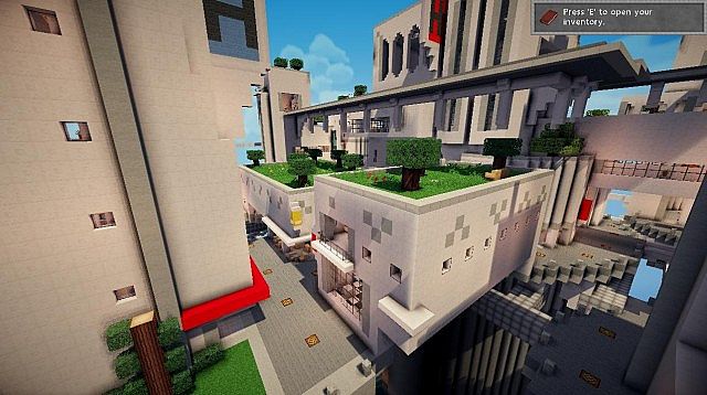 Terrapolis - The floating futuristic build Minecraft Map