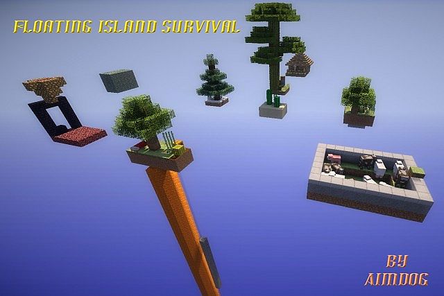 Floating Island Survival Minecraft Map