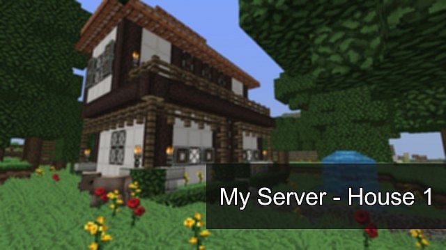 My server - House Tour Minecraft Map