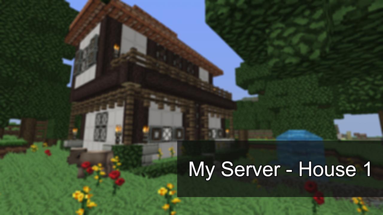 My server - House Tour Minecraft Map