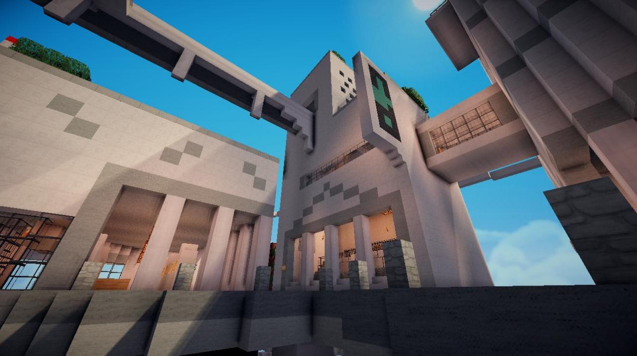 Terrapolis - The floating futuristic build Minecraft Map