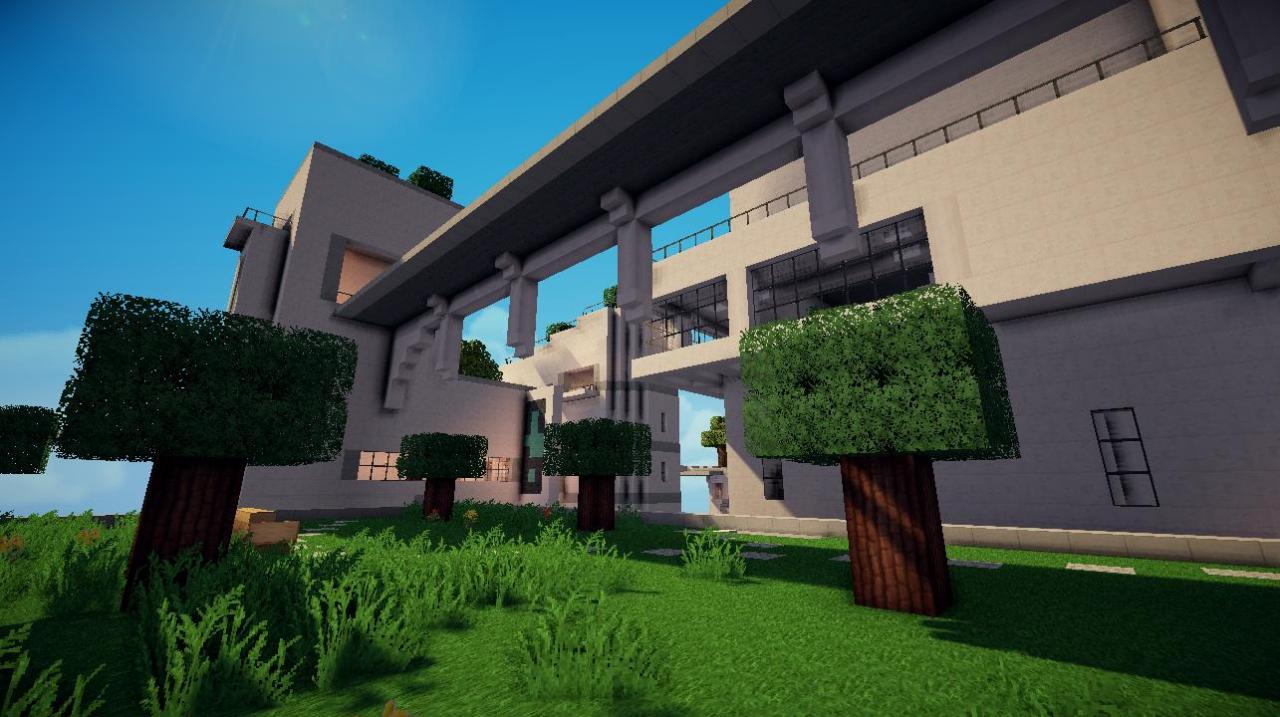 Terrapolis - The floating futuristic build Minecraft Map