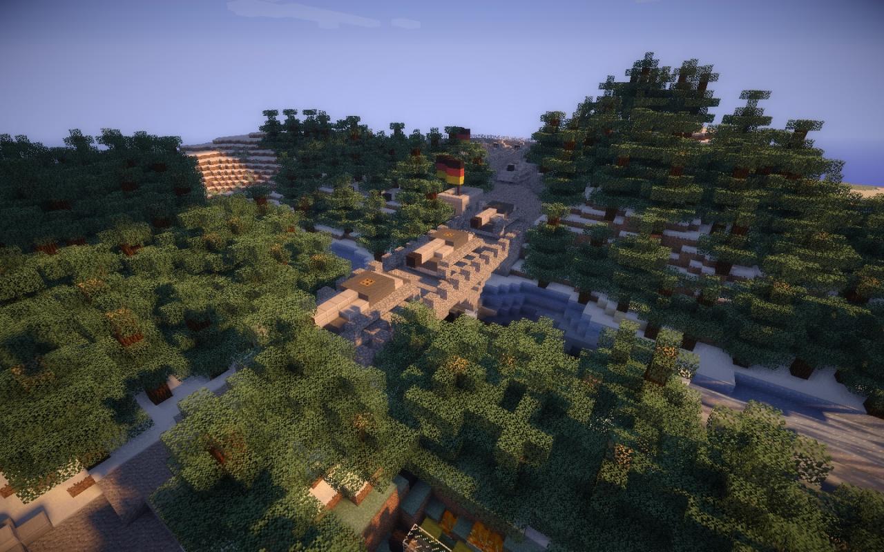 Minecraft SG Battle Of The Bulge (WW2) Minecraft Map