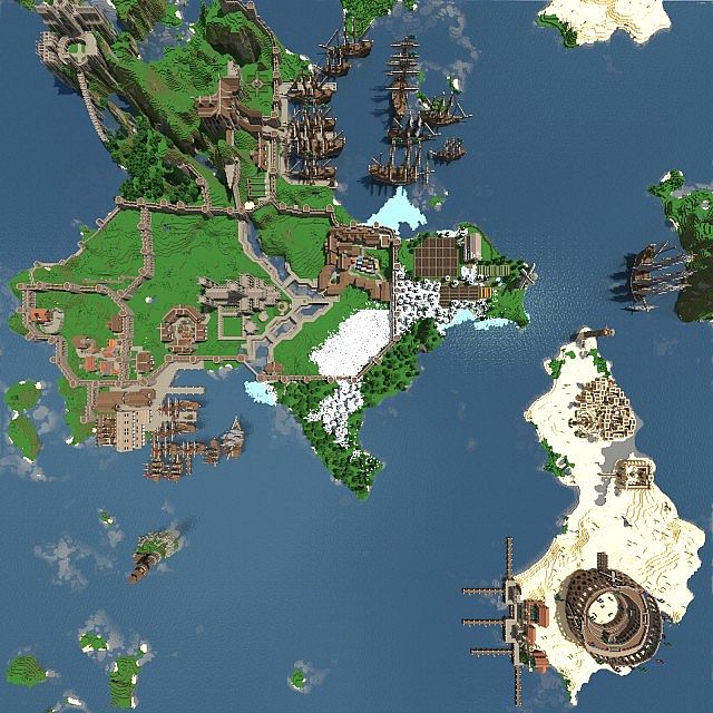 The City of Ivy River Minecraft Map
