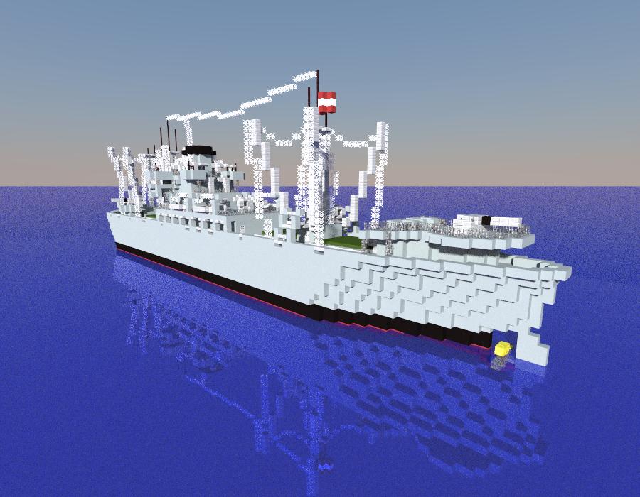 Jerimiah O'Brian [WW2 Liberty ship] Minecraft Map
