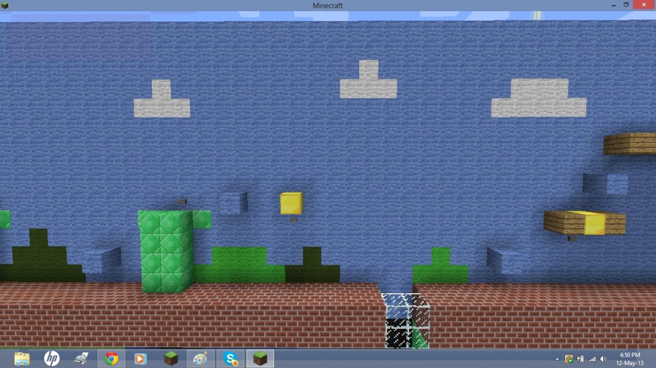 Minecraft games: Super Mario Bros Minecraft Map