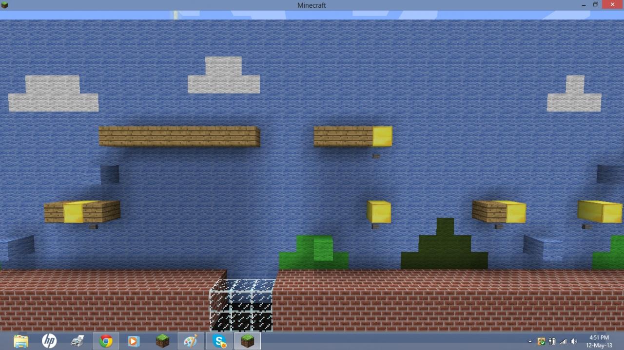 Minecraft games: Super Mario Bros Minecraft Map