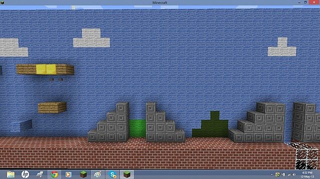 Minecraft games: Super Mario Bros Minecraft Map