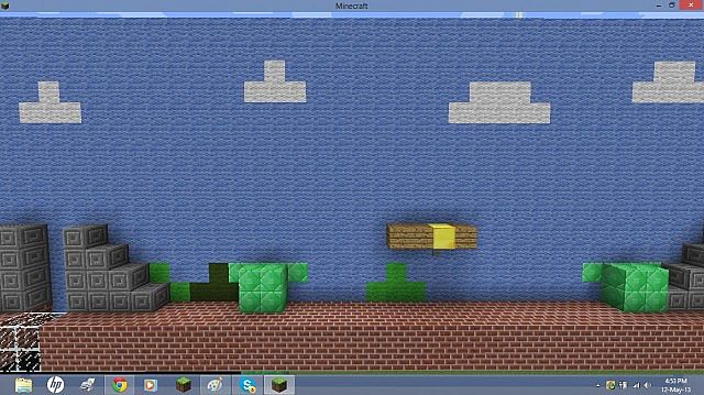 Minecraft games: Super Mario Bros Minecraft Map