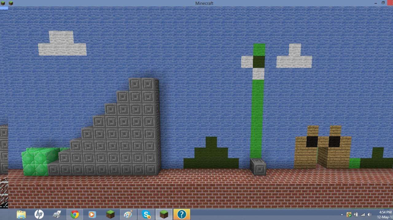 Minecraft games: Super Mario Bros Minecraft Map