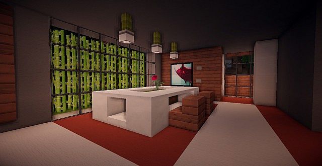 Modern house (Cliffside) Minecraft Map