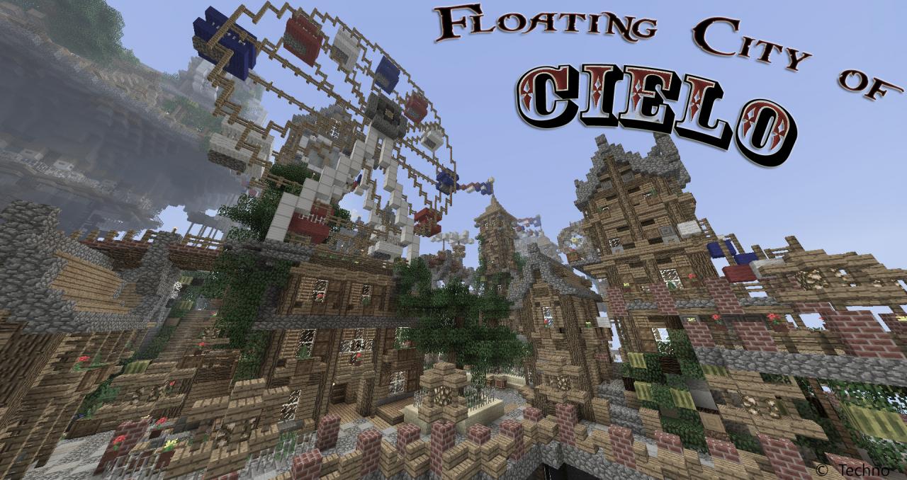 Floating City of Cielo Minecraft Map