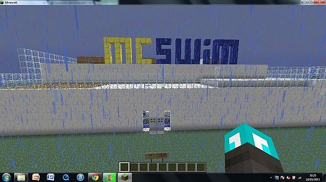 Minecraft Swimming Pool- MC Swim Minecraft Project