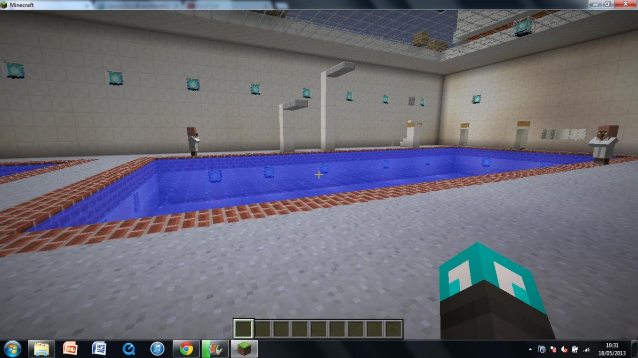 Minecraft Swimming Pool- MC Swim Minecraft Map