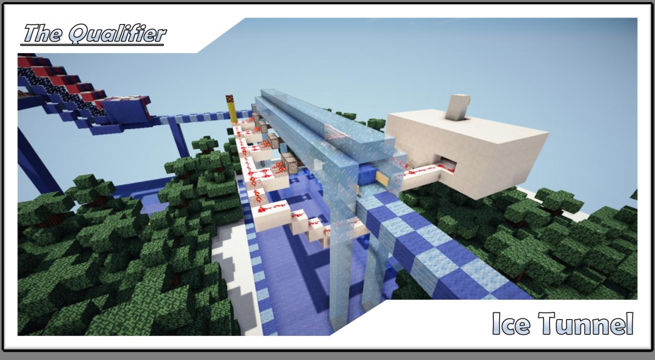 =Winter Wipeout!= V1.0 (Featuring 4 Rounds of Obstacles) Minecraft Map
