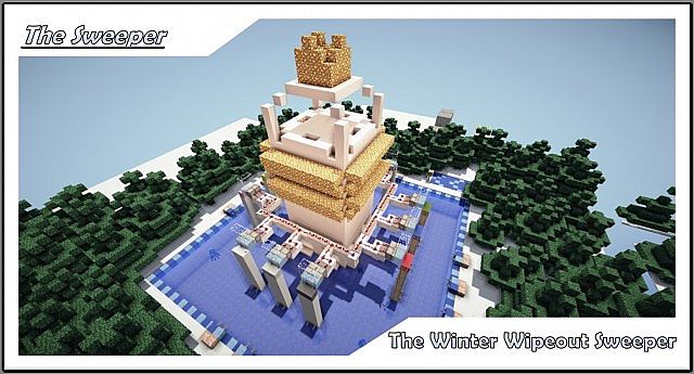 =Winter Wipeout!= V1.0 (Featuring 4 Rounds of Obstacles) Minecraft Map