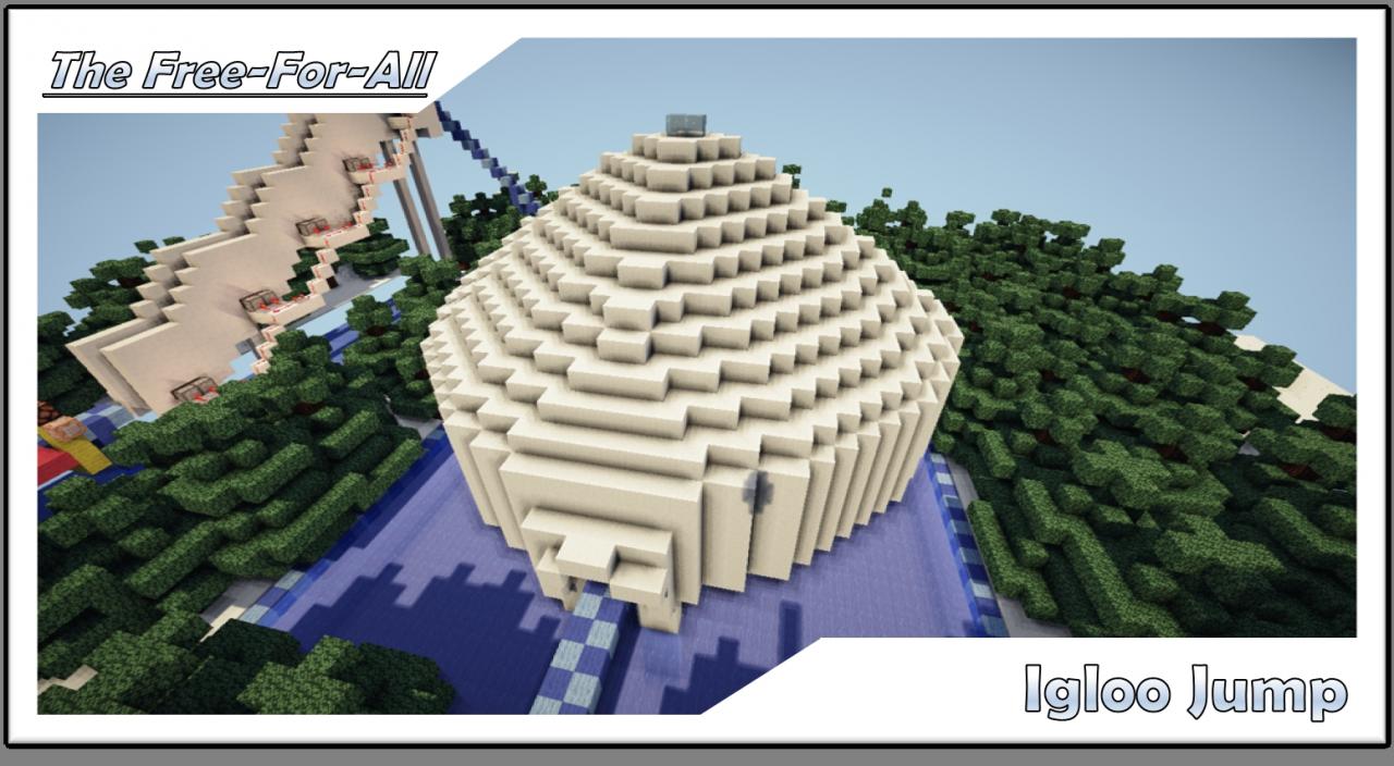 =Winter Wipeout!= V1.0 (Featuring 4 Rounds of Obstacles) Minecraft Map