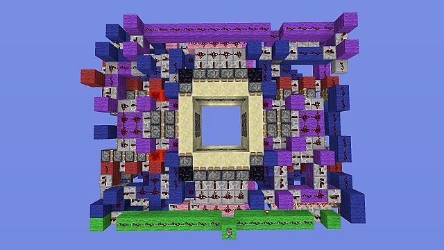 4x4 Flush/Hidden Trapdoor [Fast and sync!] Minecraft Map