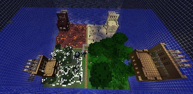 PvP and CTF map Minecraft Map
