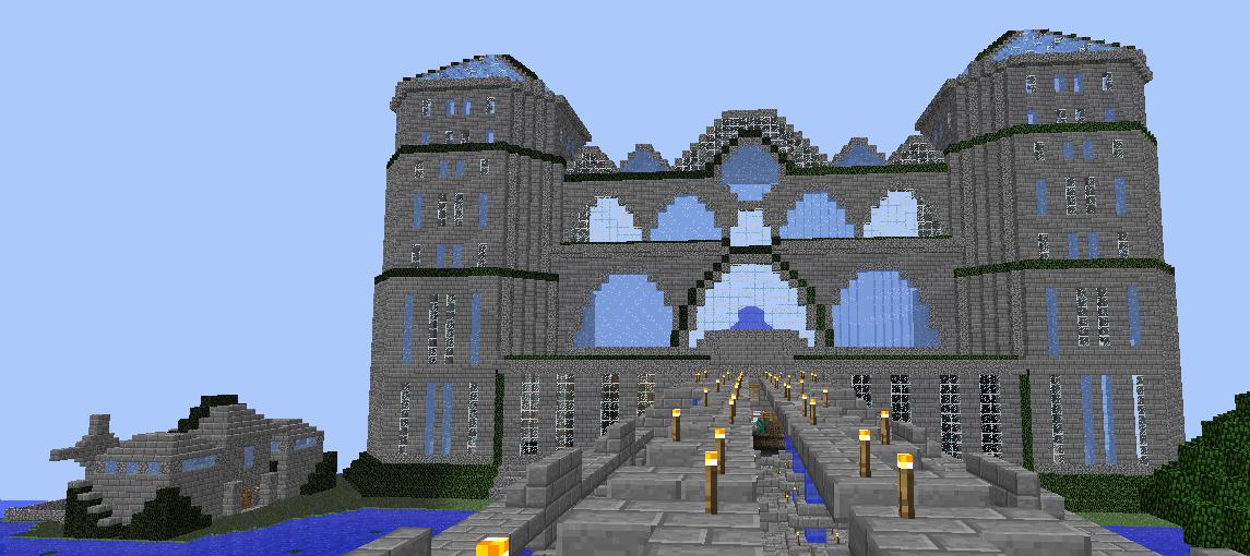 Ice Castle - RPG Server Spawn Build Minecraft Map