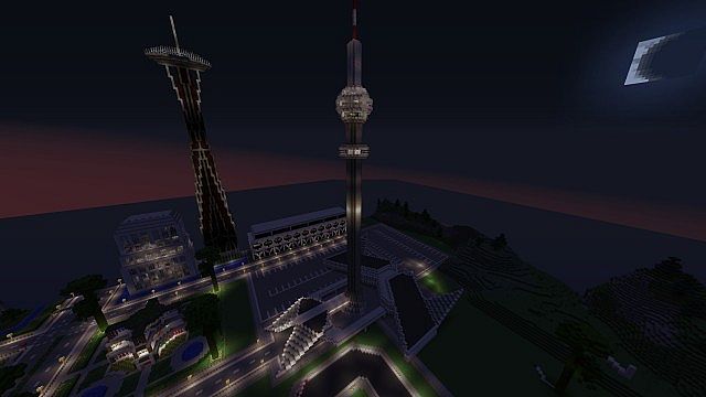 television tower Minecraft Map