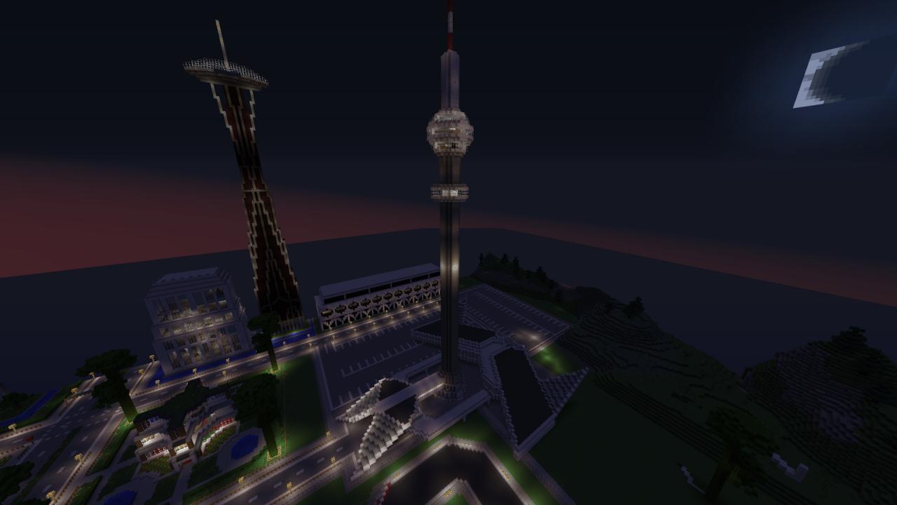 television tower Minecraft Map