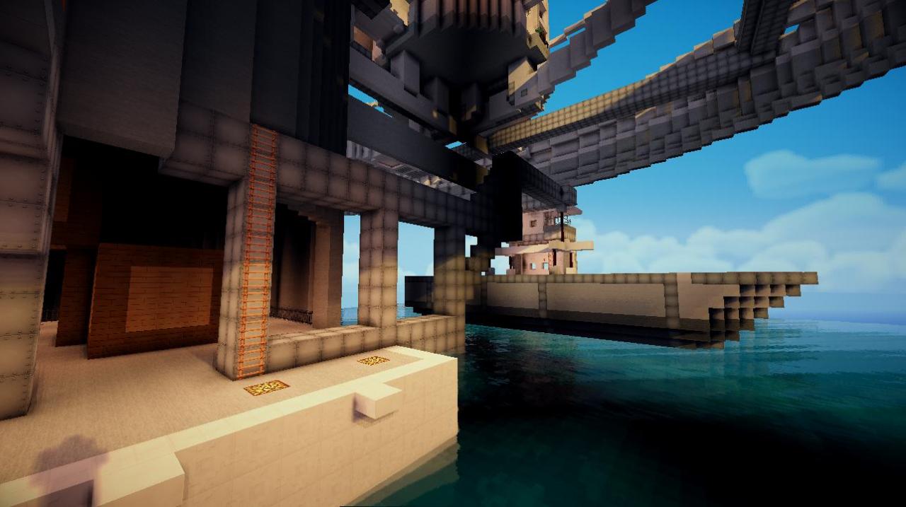 Terrapolis - The floating futuristic build Minecraft Map
