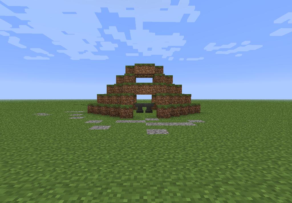 Dirt castle Minecraft Map