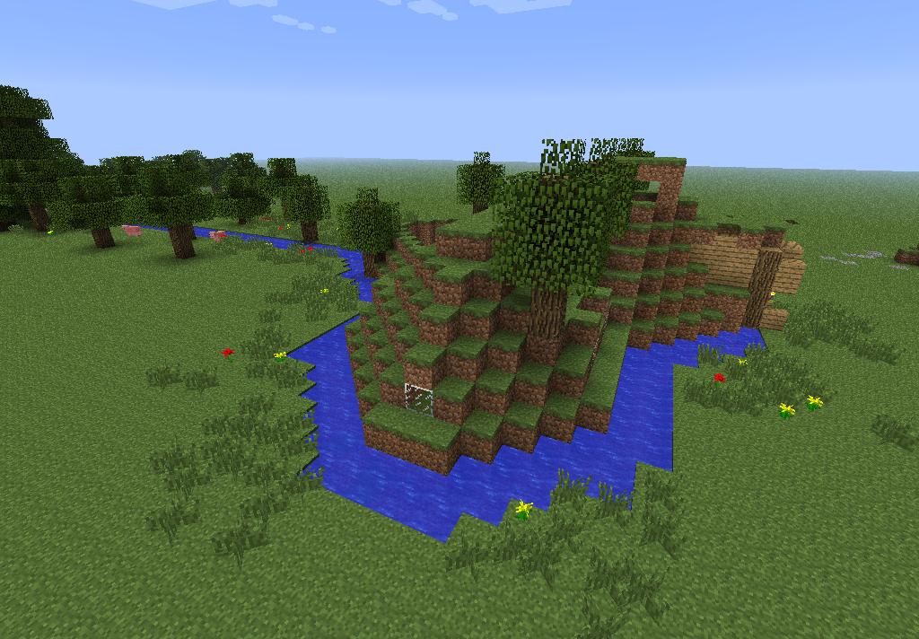 Dirt castle Minecraft Map