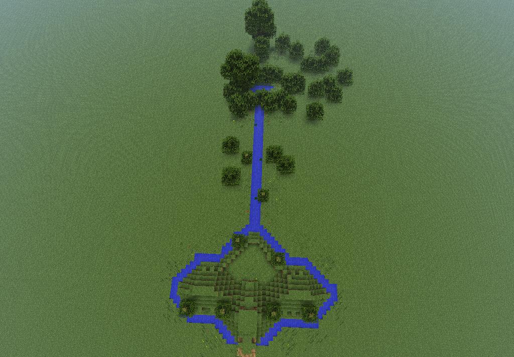 Dirt castle Minecraft Map