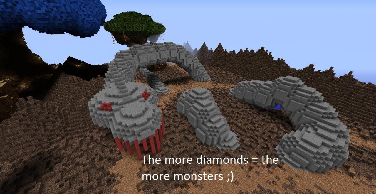 3D Monsters [Five] [2 new] Minecraft Map