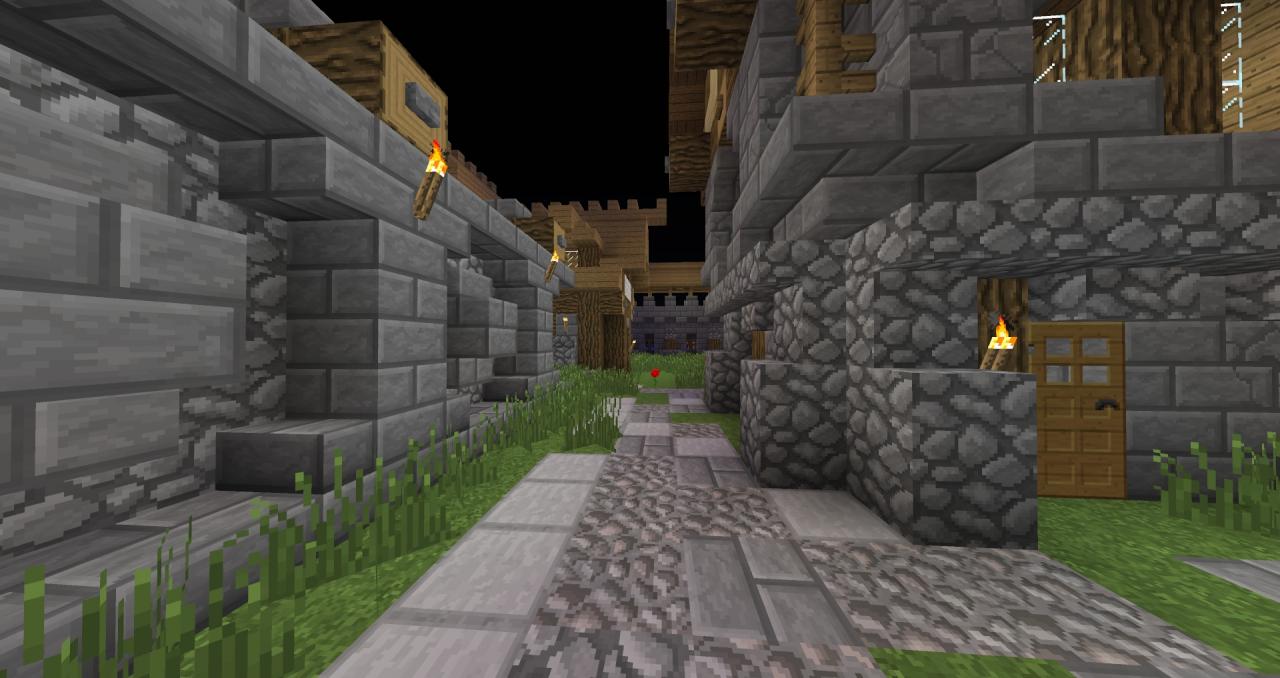 Medieval PvP arena Minecraft Map