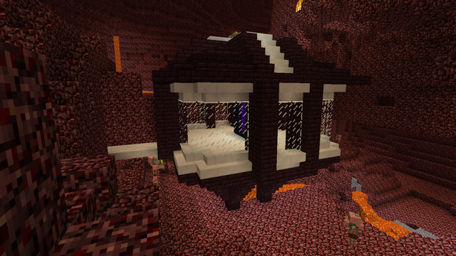 Nether Portal Room Minecraft Map