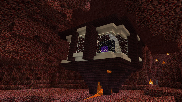 Nether Portal Room Minecraft Map