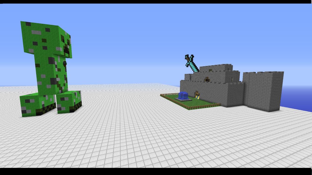 pvp/minigame server Minecraft Map