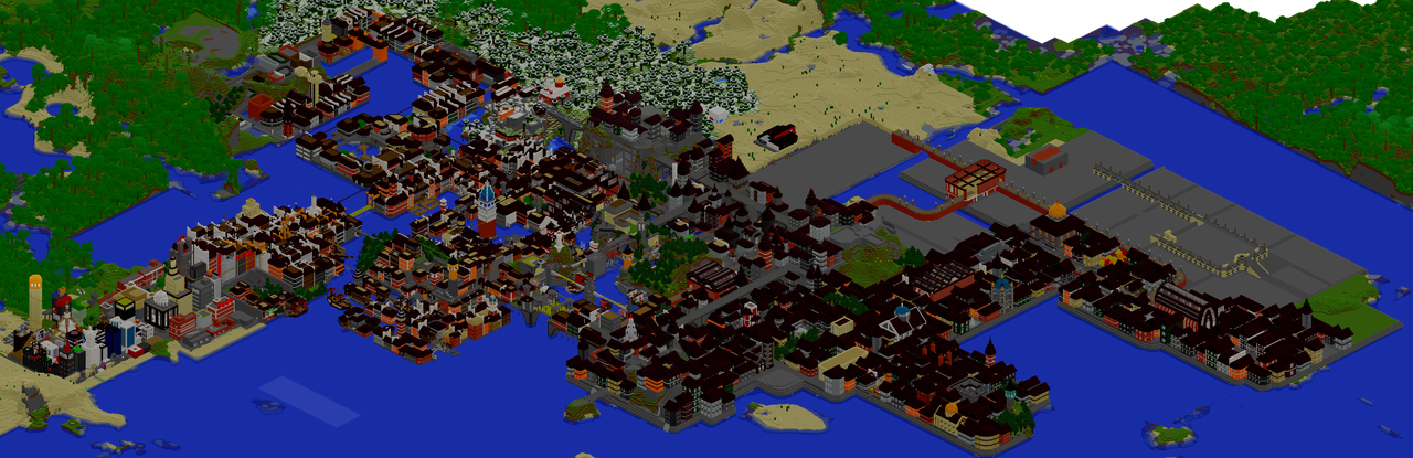 Shiro's city Minecraft Map