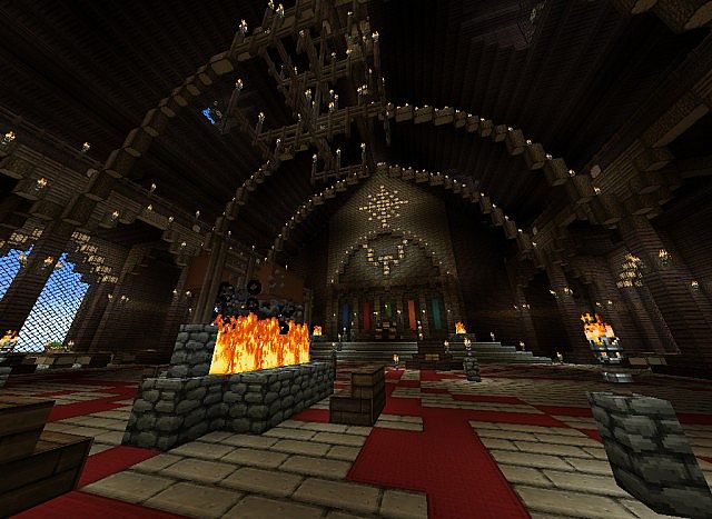 Edoras Golden Hall Middle Earth LOTR by Godles&Kaprys Minecraft Serwer ...