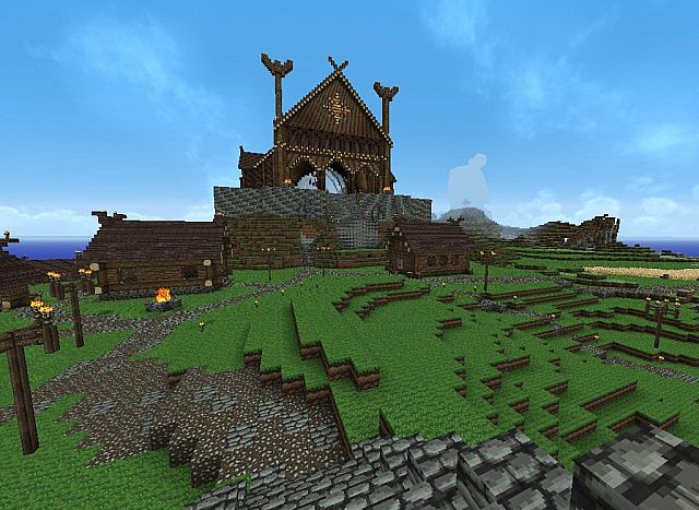 Edoras Golden Hall Middle Earth LOTR by Godles&Kaprys Minecraft Serwer ...