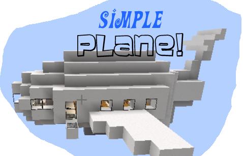 Simple Plane (Jet) [1.5.2] Minecraft Map