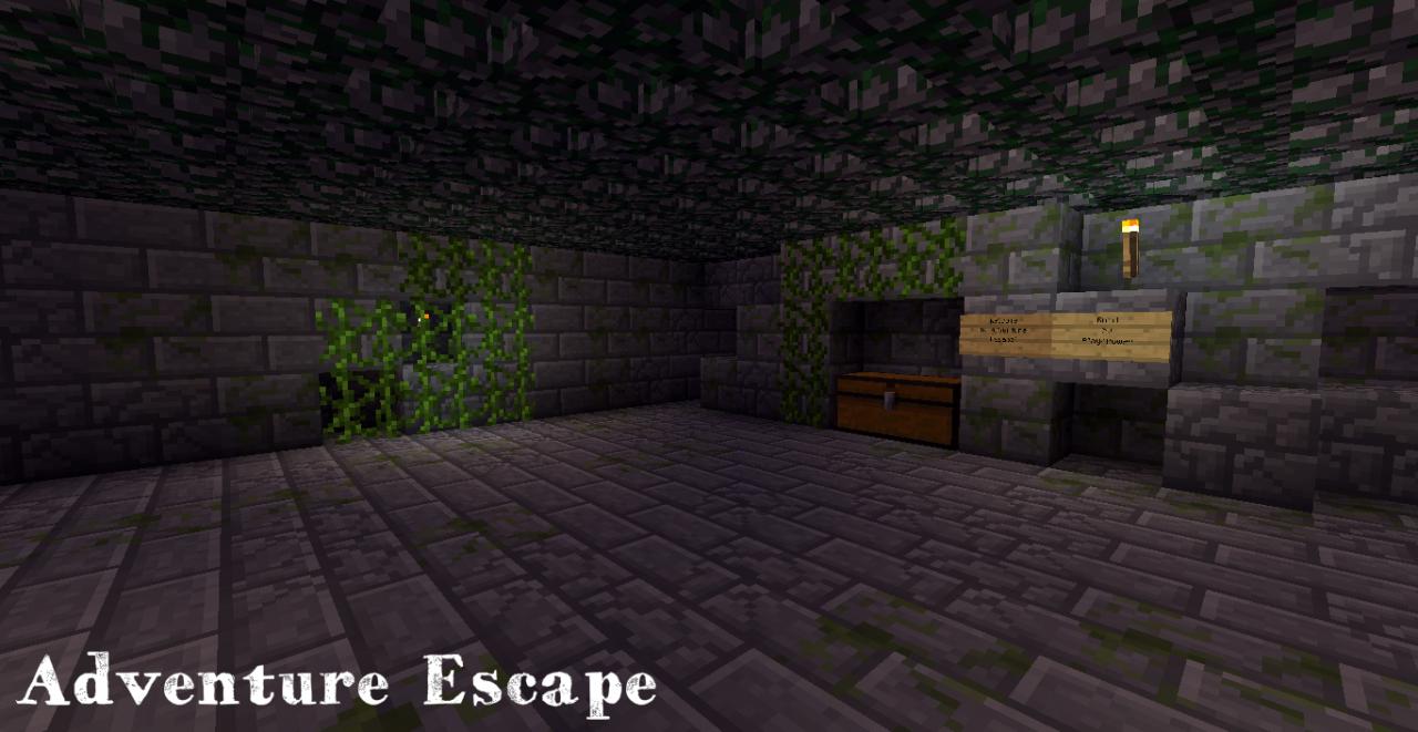 Minecraft Adventure Escape Minecraft Map