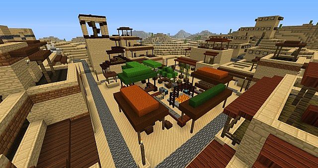 Desert World Minecraft Map