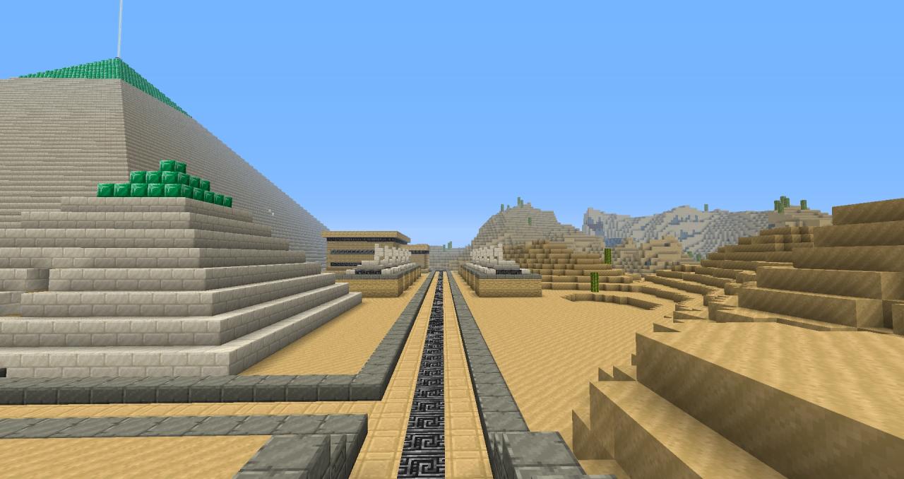 Desert World Minecraft Map