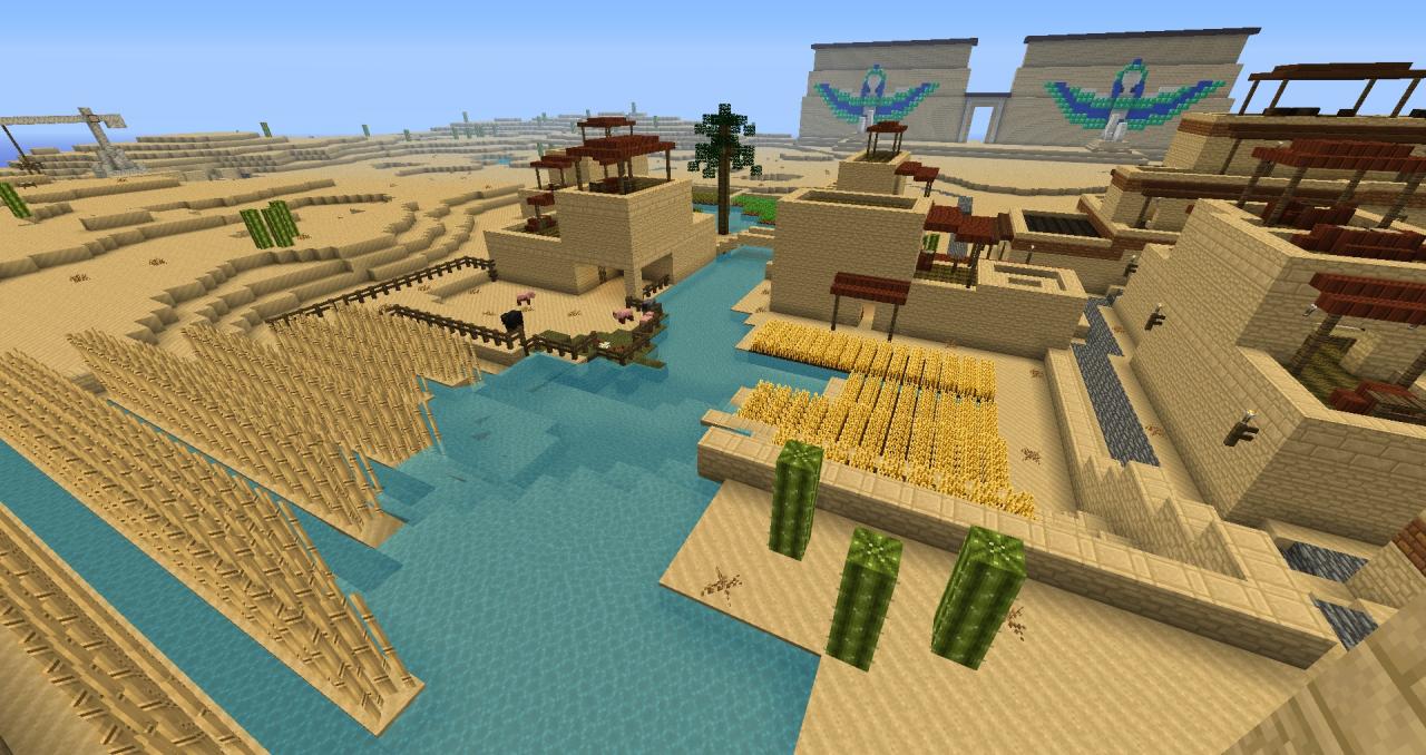 Desert World Minecraft Map