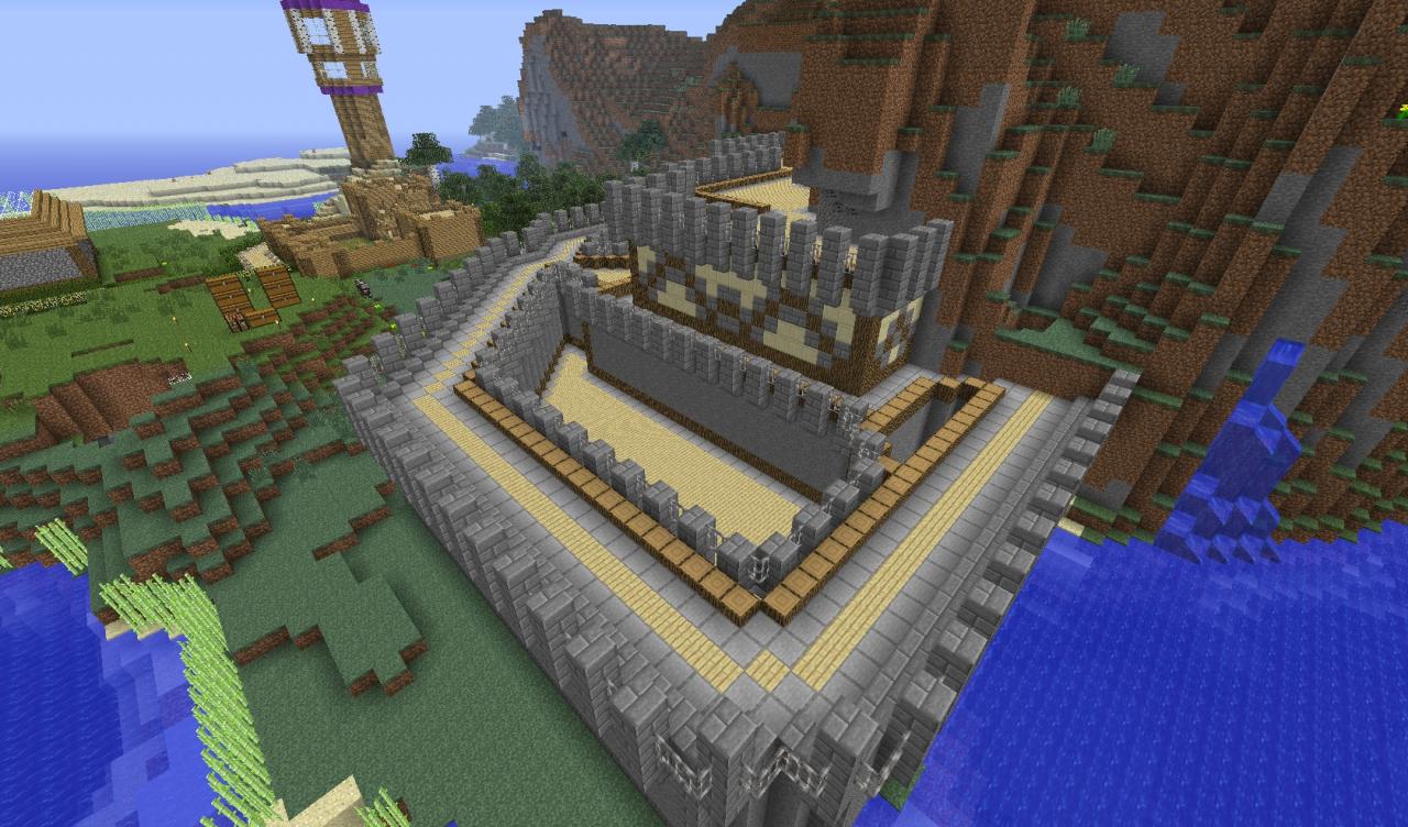 Fallen Kingdom castle Minecraft Map
