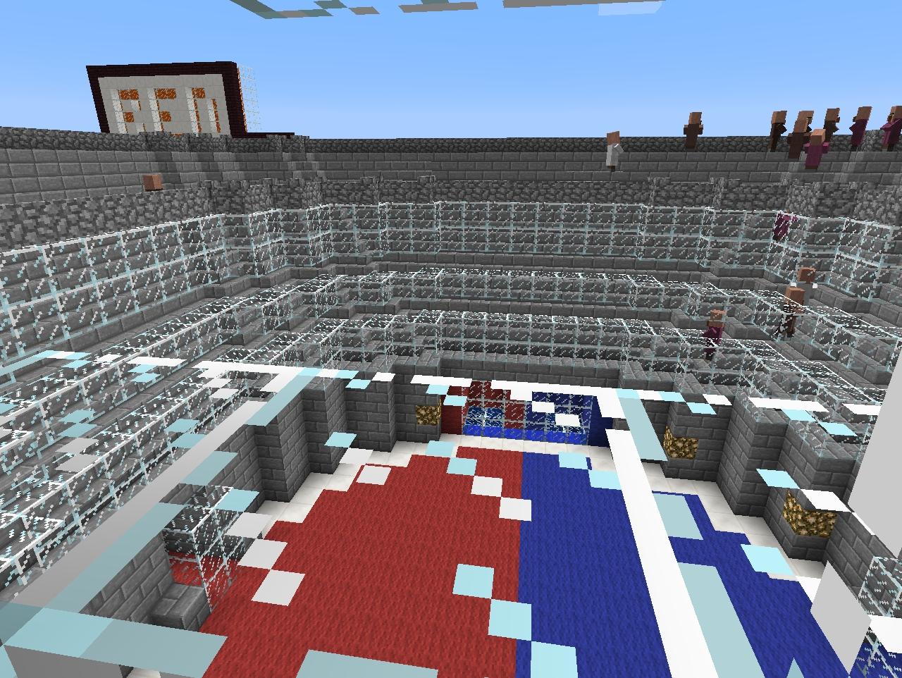 Red And Blue Minecraft Map