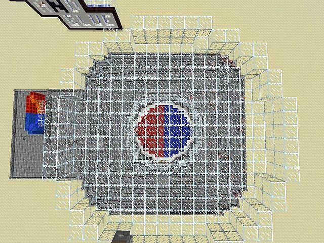 Red And Blue Minecraft Map